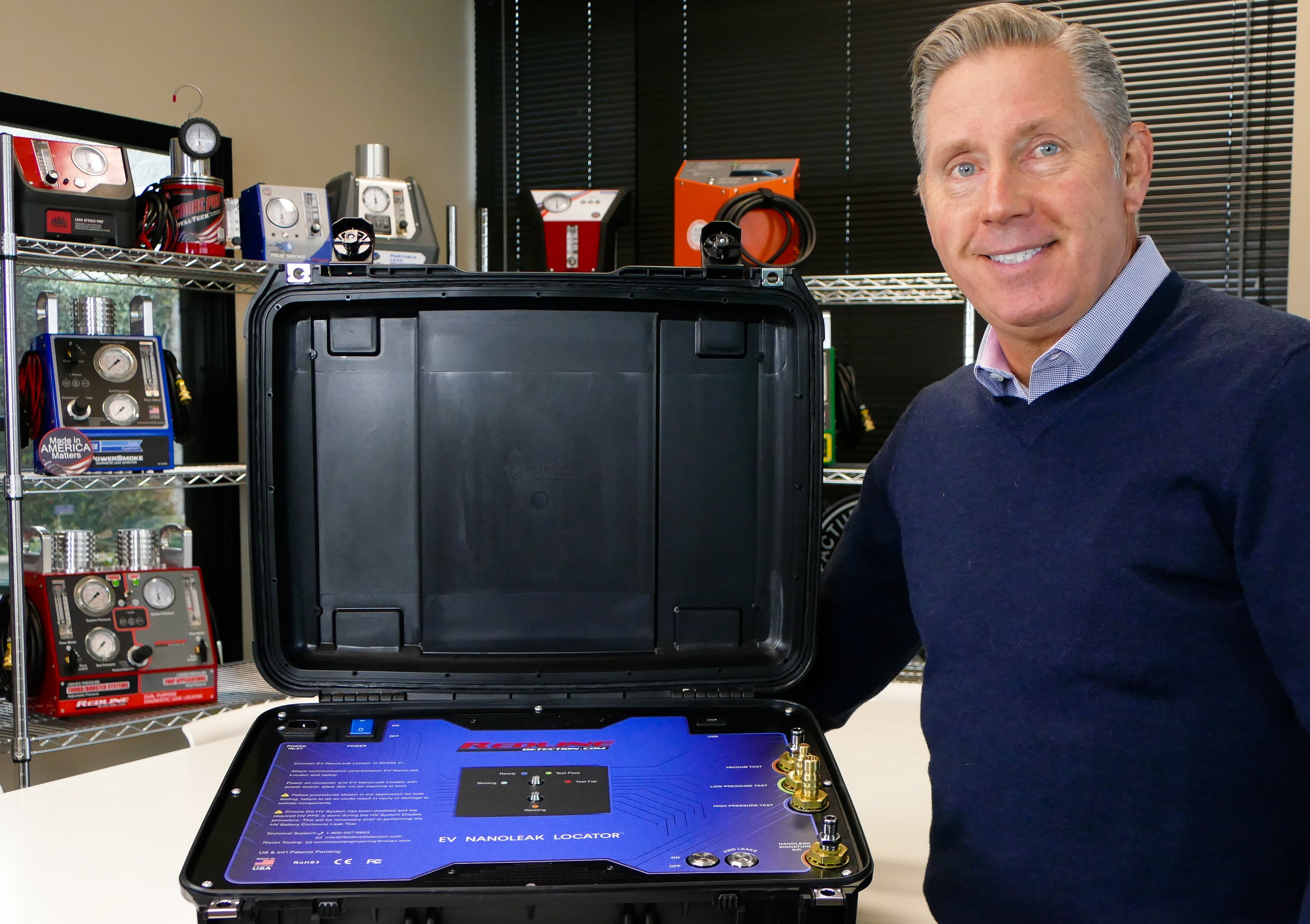 Redline Detection Reveals Battery + Coolant Leak Detector at TMC